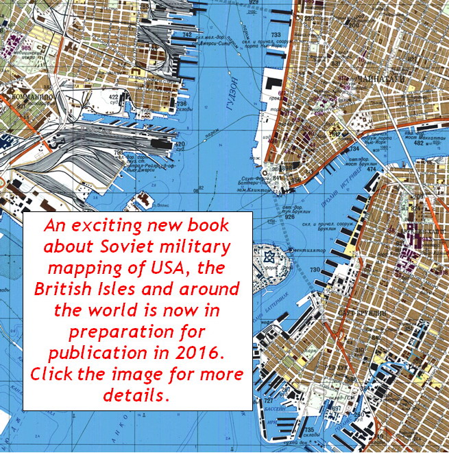 Soviet Military Topographic Maps of Britain and the World | Soviet ...